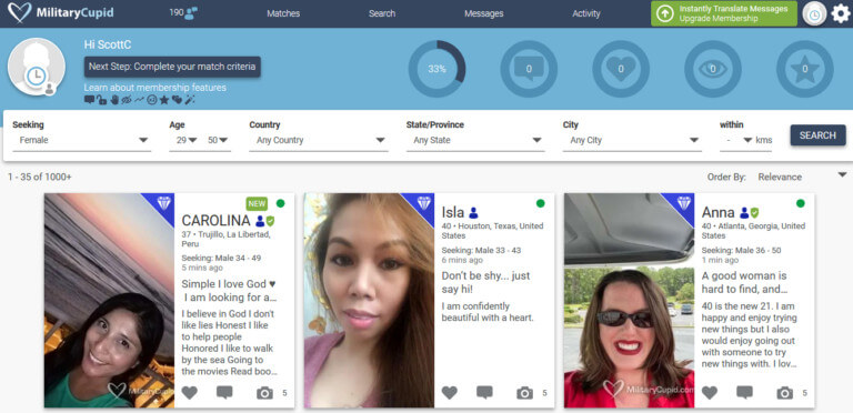 Military Cupid Review (2025) - Features, Ratings, & More!