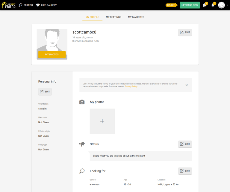 OneNightFriend Dating Site Review (2026)