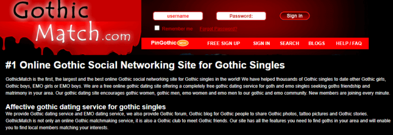 Dating Sites for Goths 2025 - Best Emo, Punk & Metal Matches
