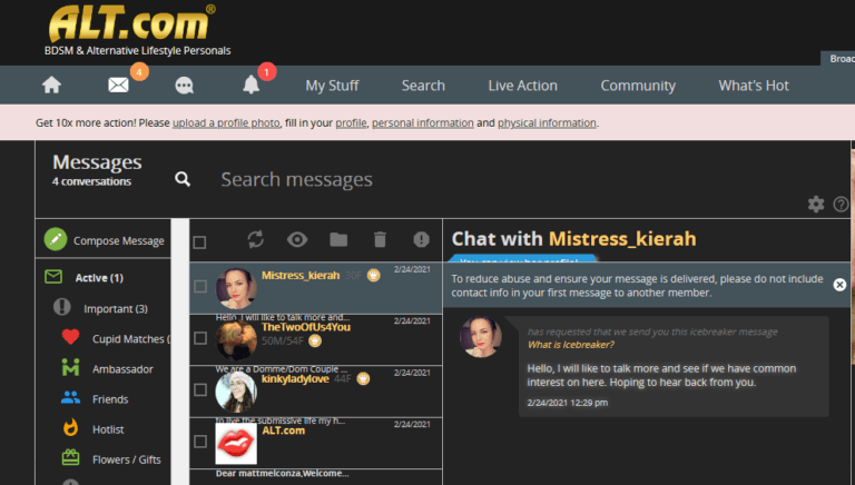 Alt.com Site Review 2025 - Pricing, Features, Pros & Cons
